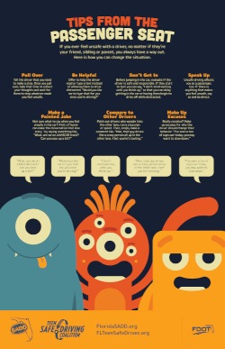 Poster - Tips From the Passenger Seat - TSDC