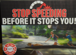 Yard Sign - Stop Speeding Before It Stops You - ATAT - Outreach